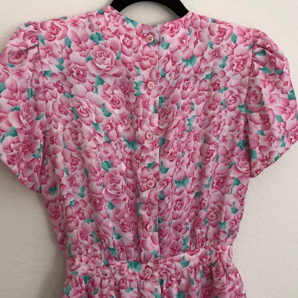 Vintage | Dresses | Vintage Puff Sleeve Dress | Poshmark